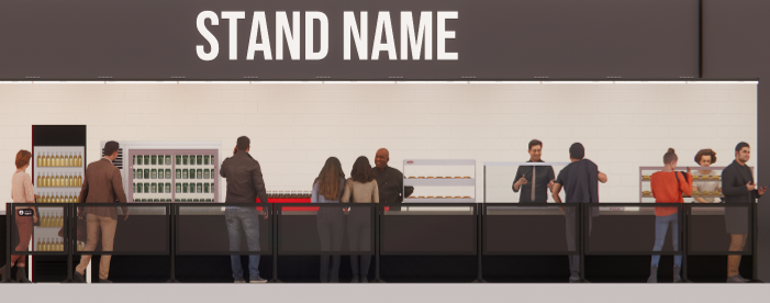 Zippin Walk-Up, transforming the traditional, belly-up hot food stand